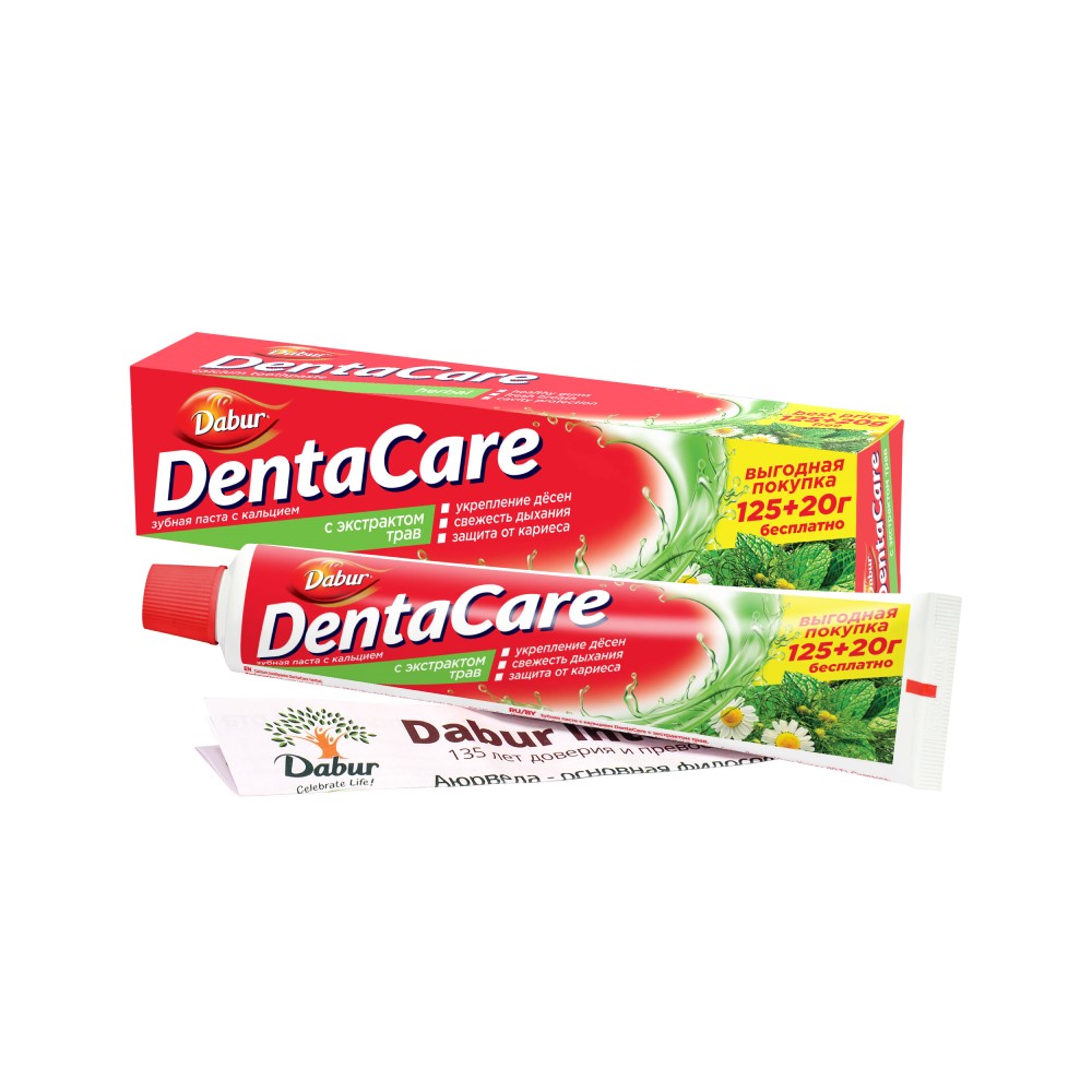 Зубная паста Dabur DentaCare, с экстрактом трав, 145г - купить в ...