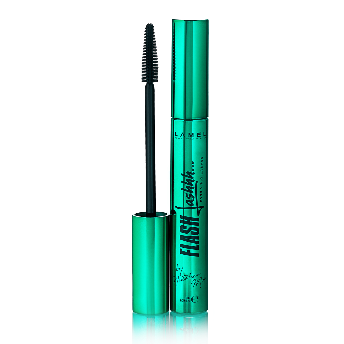 Тушь удлиняющая Lamel Flash Lashhh black by Natalina Mua, с эффектом ...