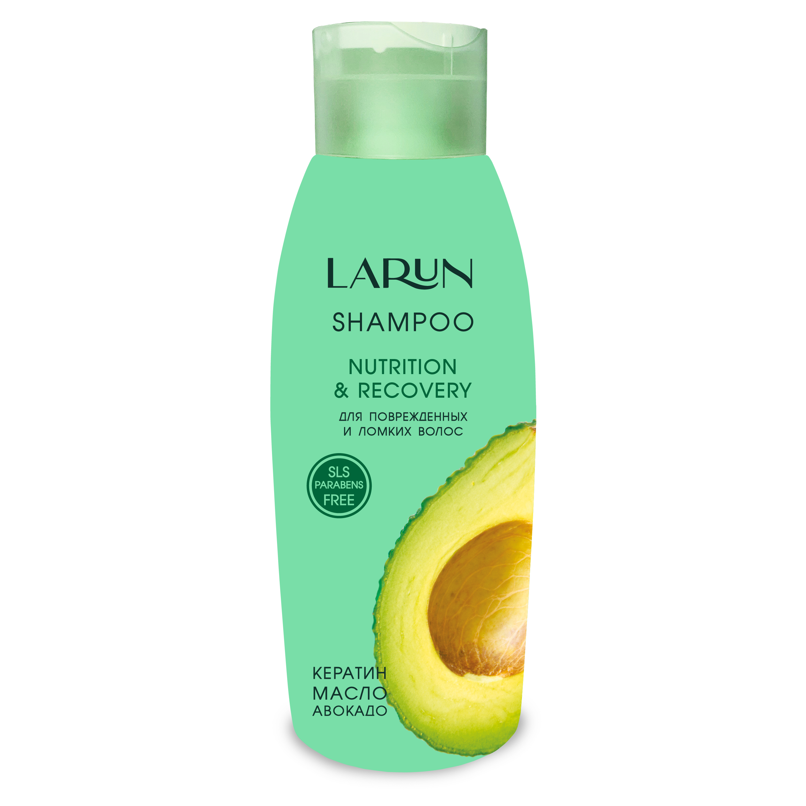 Шампунь для поврежденных волос Larun Nutrition & Recovery, 500мл ...
