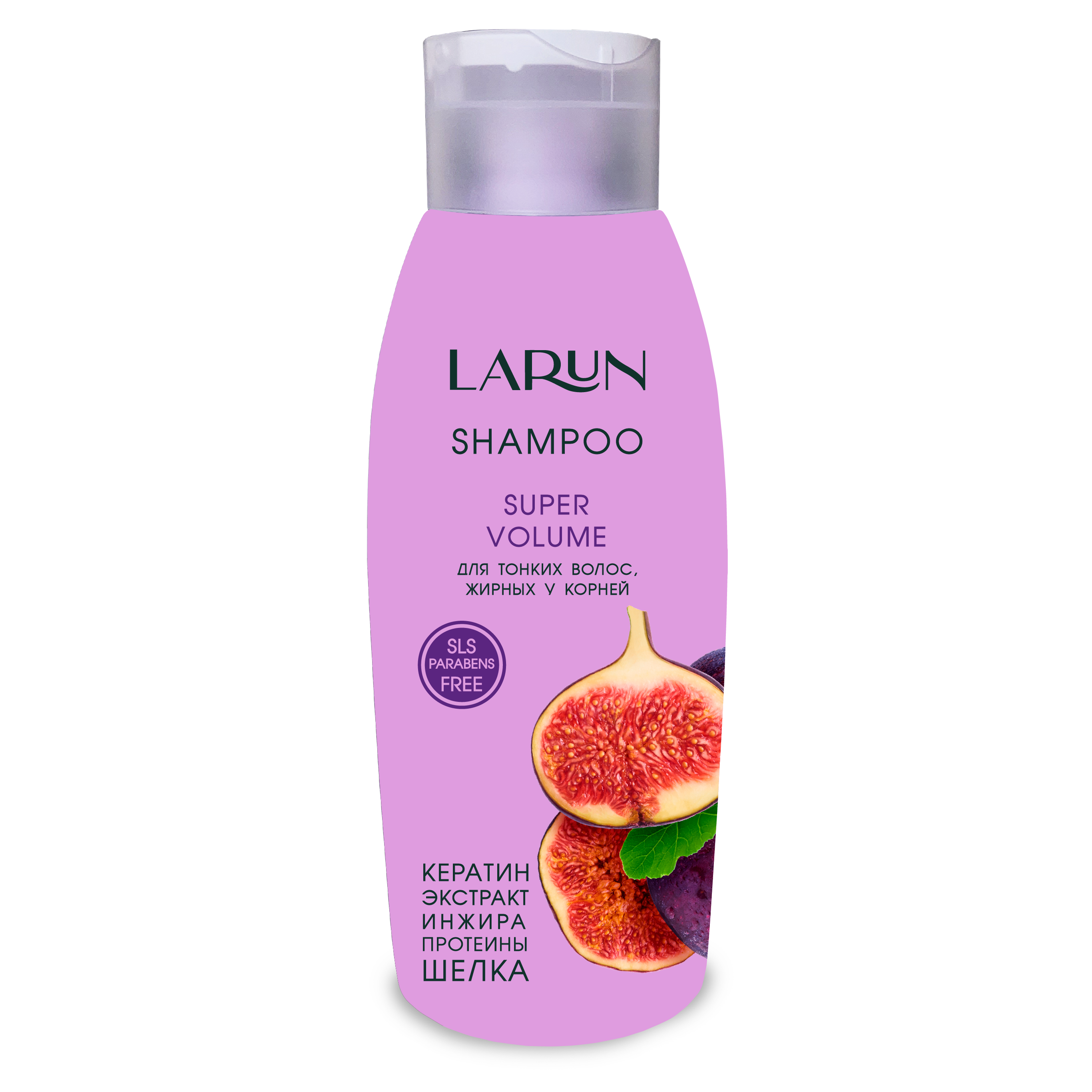 Шампунь для тонких волос и жирных у корней волос Larun Super Volume ...