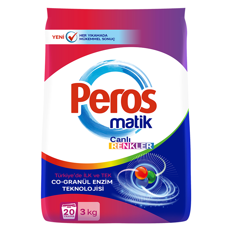 Стиральный порошок для цветного Peros Matik, автомат, 3кг - купить в ...
