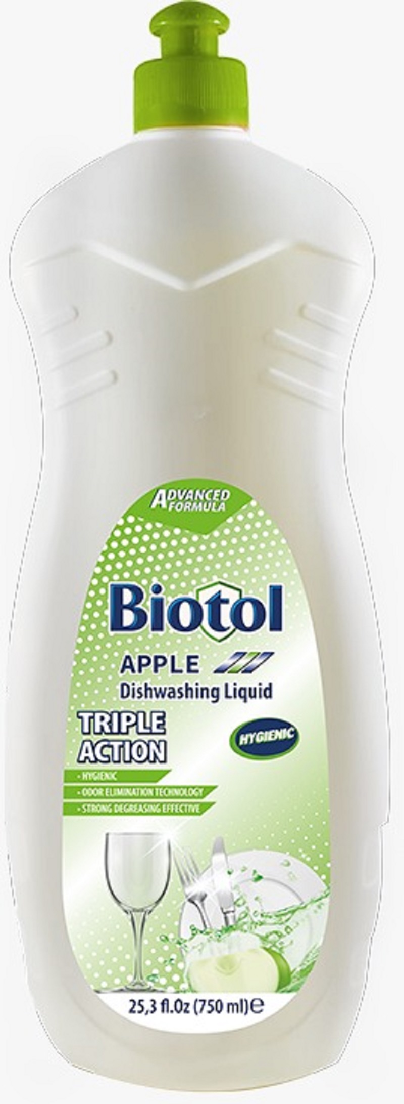 BIOTOL Жидкое средство для мытья посуды Яблоко 750мл - купить в ...