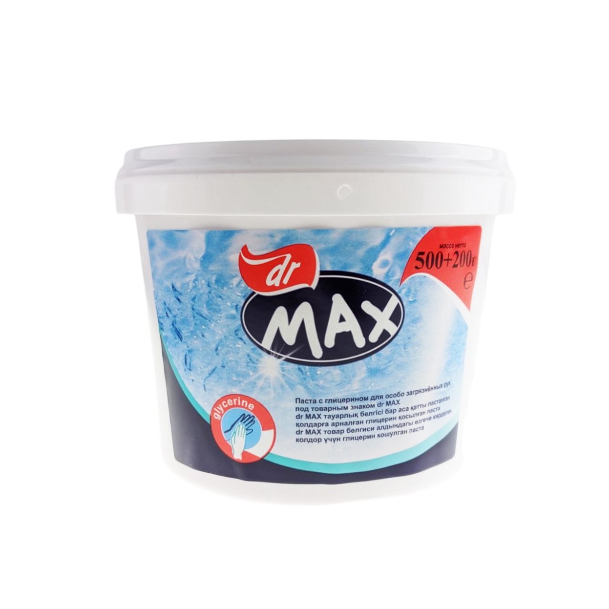 Паста для особо загрязненных рук Dr Max с глицерином, 700мл - купить в ...