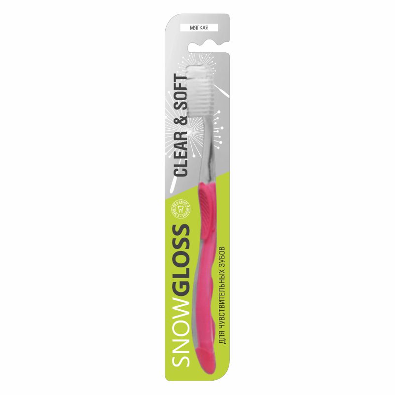 Зубная щетка SNOW GLOSS CLEAR&SOFT мягкая щетина - купить в интернет ...
