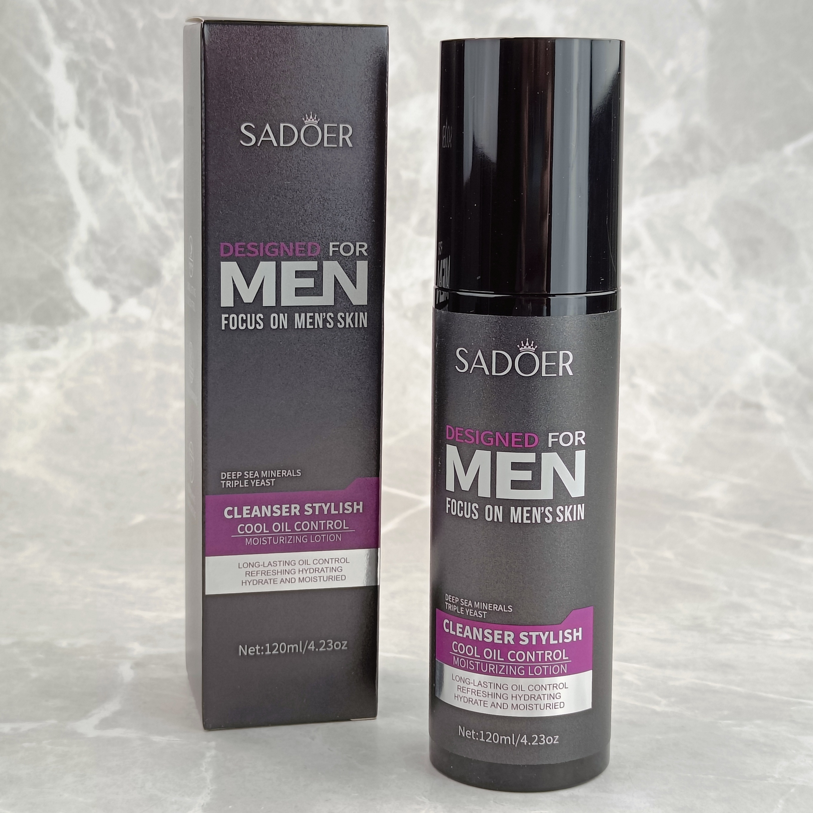 Лосьон после бритья Sadoer men's Контроль жирности, с морскими ...