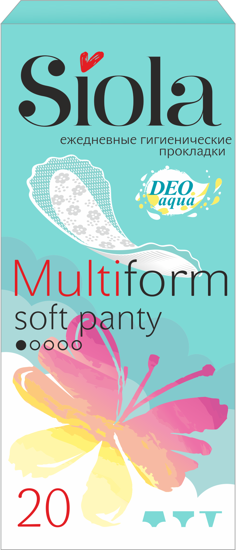 Гигиенические прокладки Siola multiform deo 20 шт - купить в интернет ...