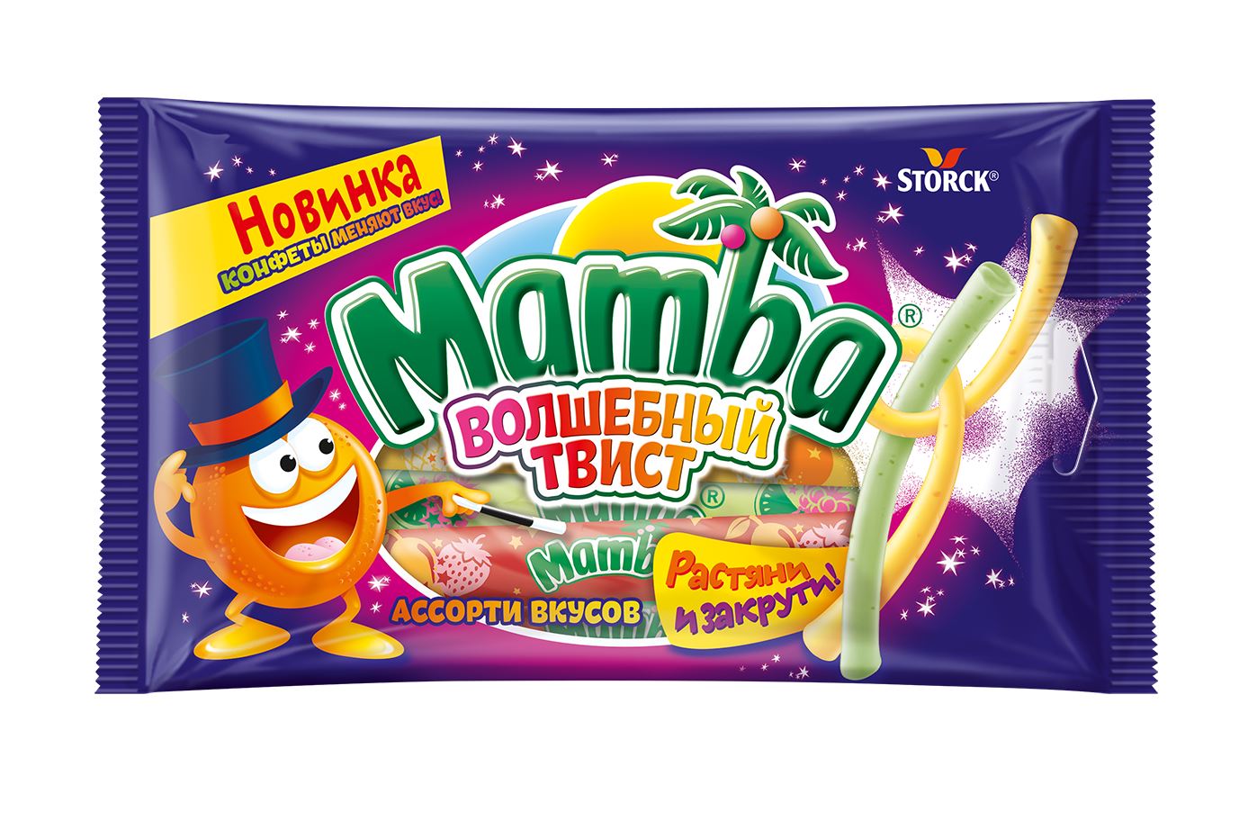 Жевательные конфеты Мамба Волшебный твист 70г - купить в интернет ...
