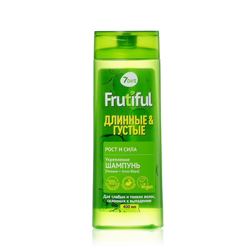 Шампунь 7Days Frutiful Длинные и густые, рост и сила, 400мл - купить в ...