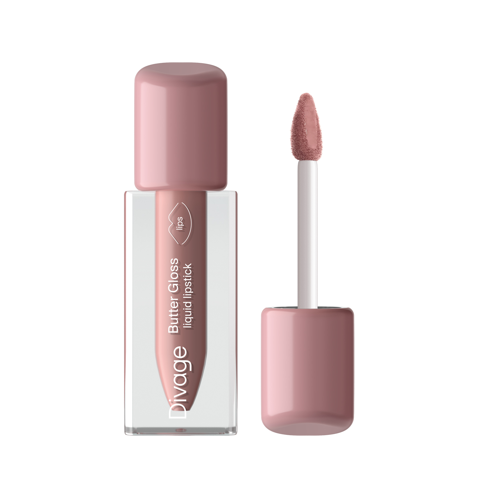 Помада для губ жидкая Divage Butter Gloss Liquid Lipstick Тон 01 ...