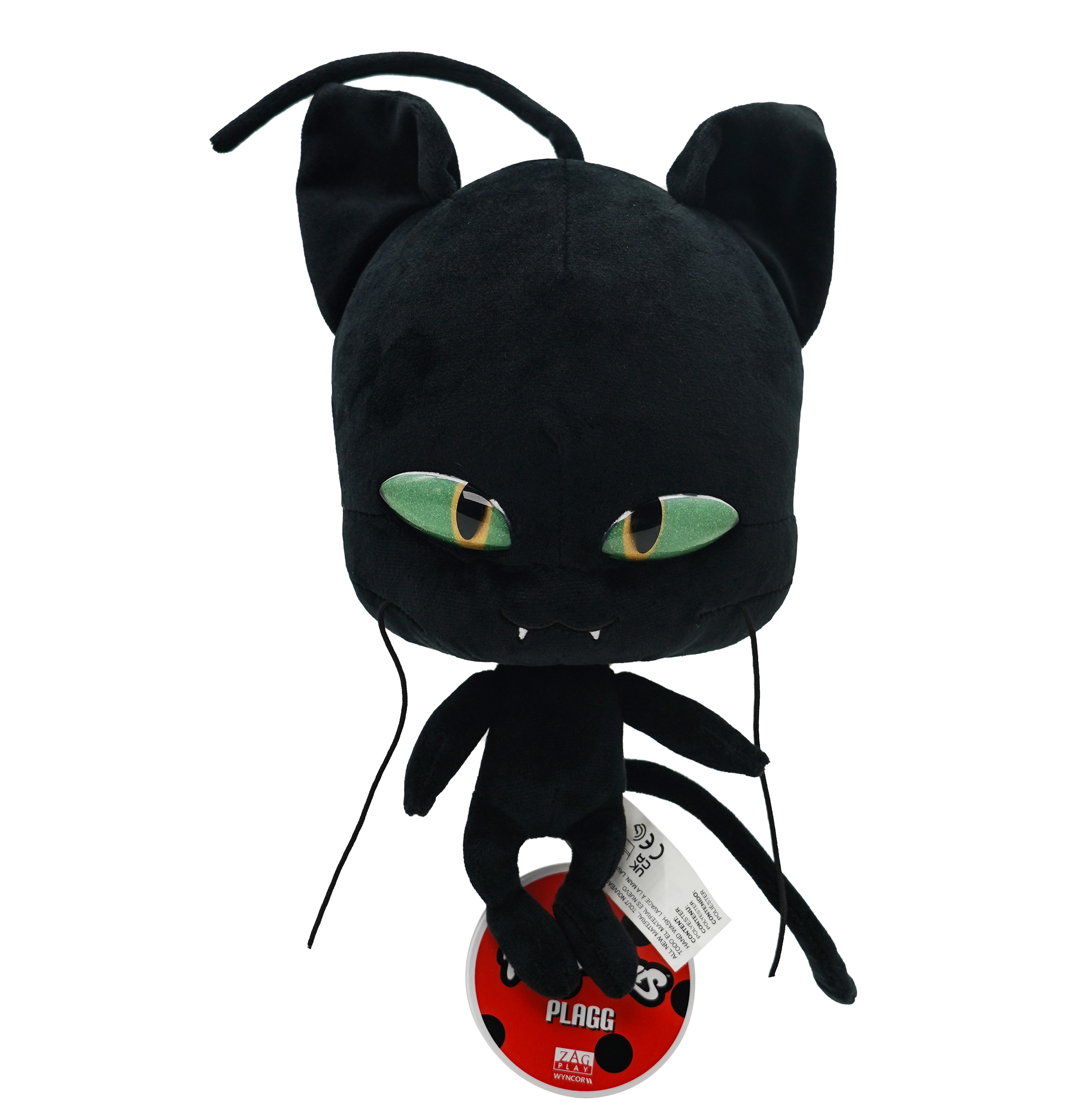 Мягкая игрушка Miraculous Большой плюшевый Квами Плагг 24см - купить в ...