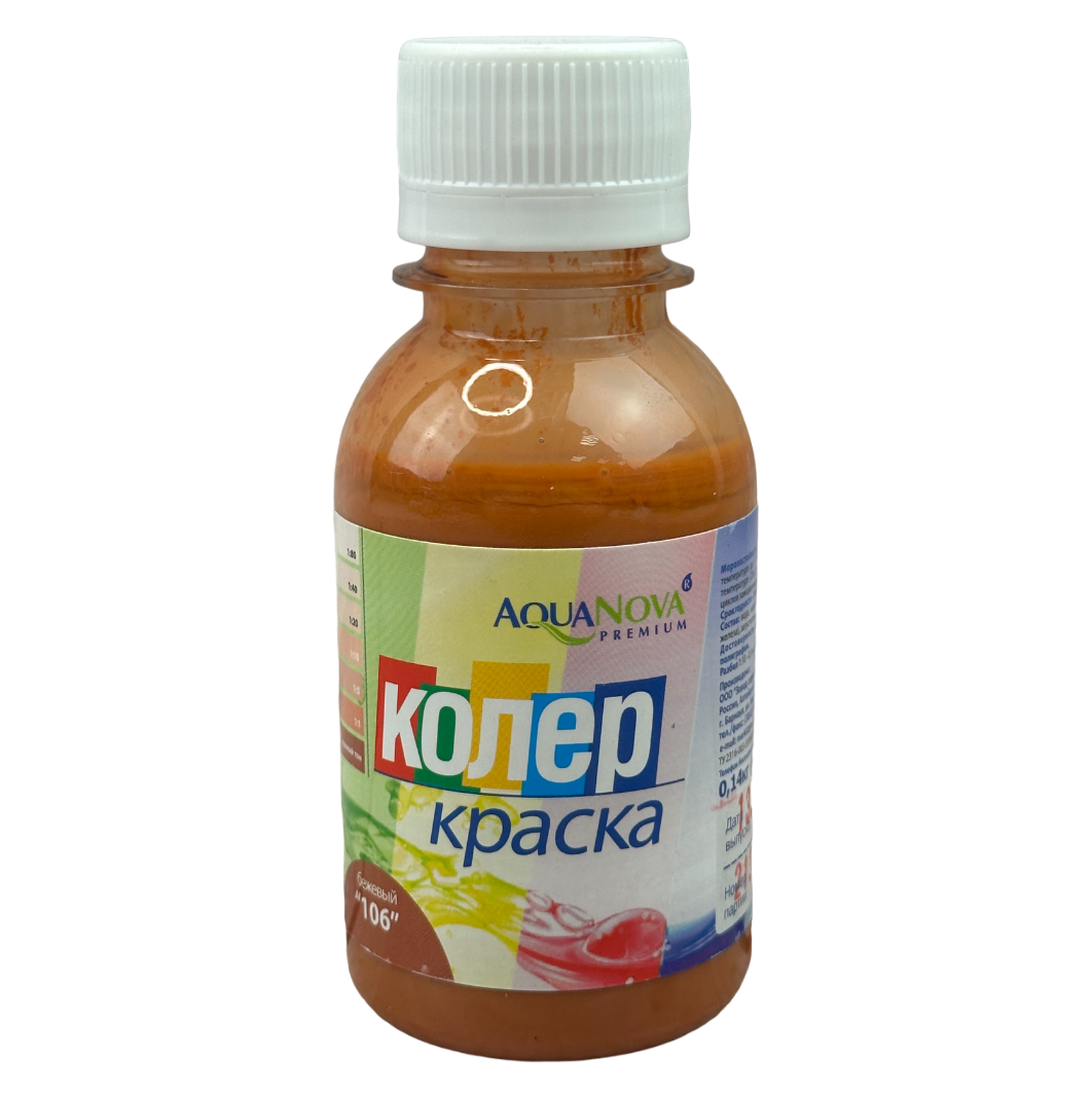 Колер-краска Нова, 106 бежевый, 140г - купить в интернет-магазине Novex
