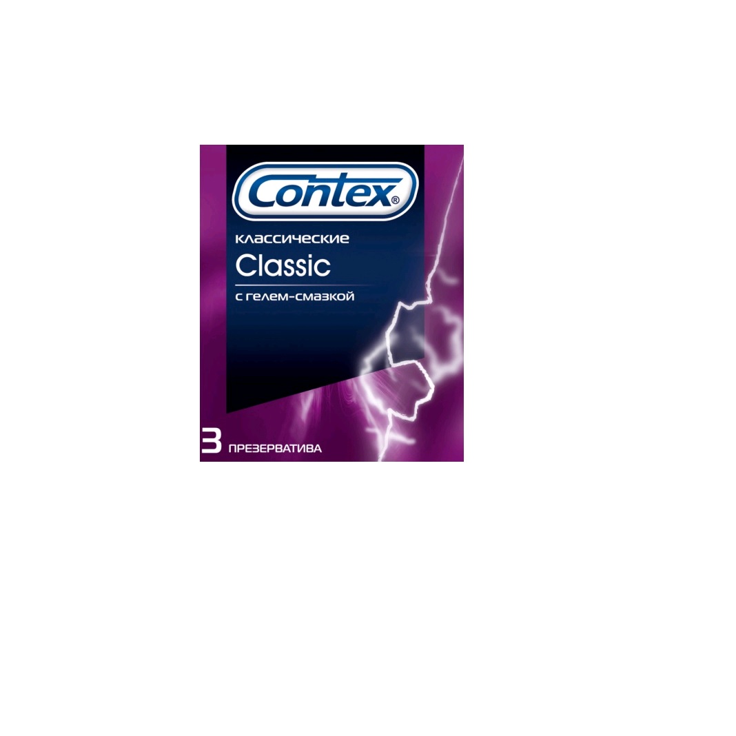 Презервативы Contex Classic в силиконовой смазке N3 ф360 купить в
