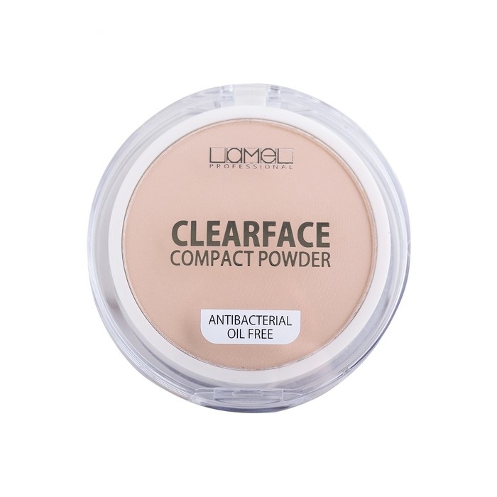 Пудра для лица Lamel professional Clearface, с антибактериальным ...