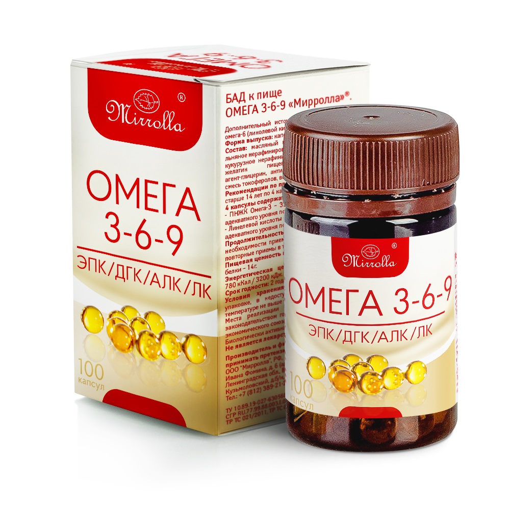 ОМЕГА 3-6-9 Мирролла N100 - купить в интернет-магазине Novex