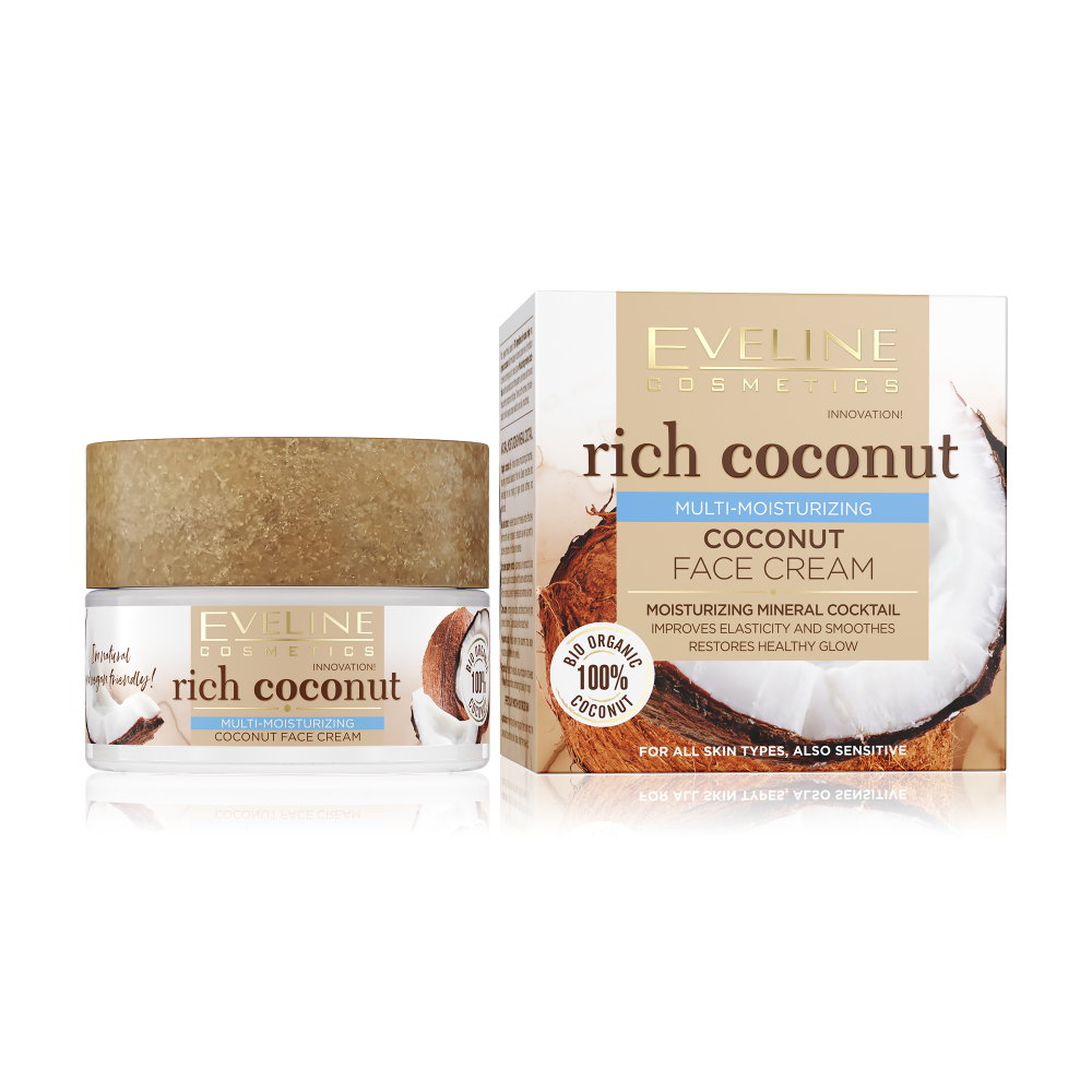 Eveline Rich Coconut Крем для лица Мультипитательный кокосовый для ...